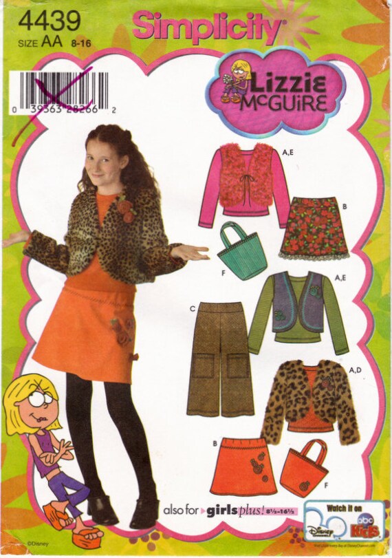Simplicity 4439 Sewing Pattern Girl's Mini Skirt Pants - Etsy