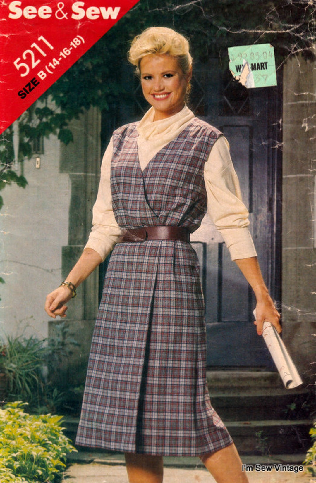 Butterick See & Sew 5211 Vintage Sewing Pattern, Misses' Jumper, A-line ...