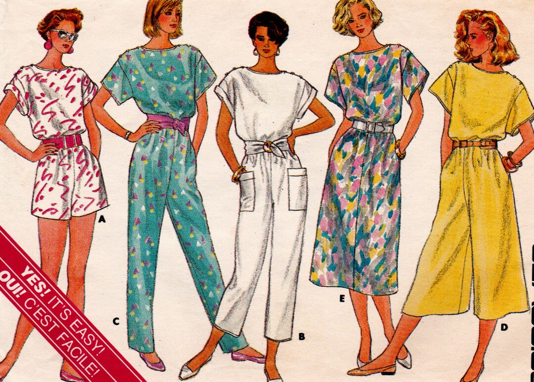 Butterick 3634 Vintage Sewing Pattern Misses' Dress & - Etsy