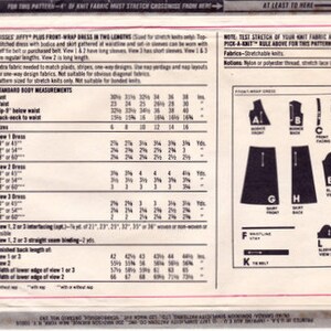Simplicity 8235 Vintage Sewing Pattern, Misses' Dress for Knits, Jiffy ...