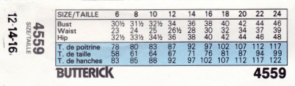 Butterick 4559 Vintage Sewing Pattern Misses' Dress - Etsy