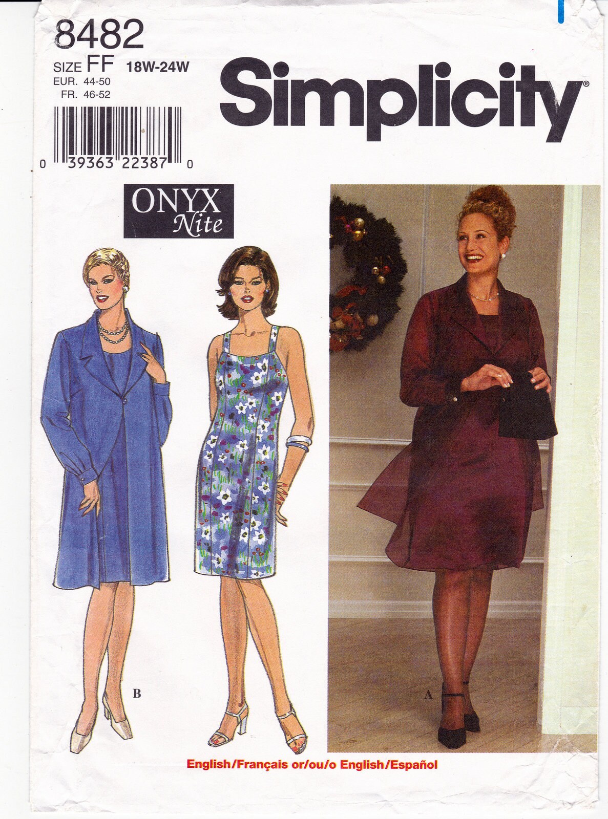 Simplicity 8482 Sewing Pattern, Women's/women's Petite Coat & Dress ...