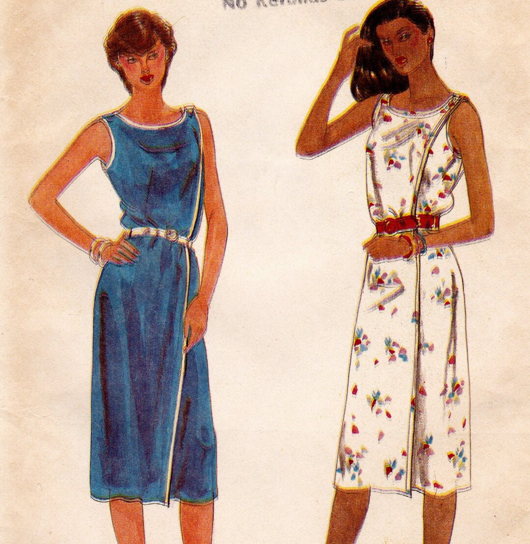 Vogue 7724 Vintage Sewing Pattern Misses' Dress - Etsy