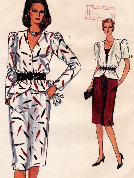 Vogue 8259 Vintage Sewing Pattern Misses'/misses' - Etsy