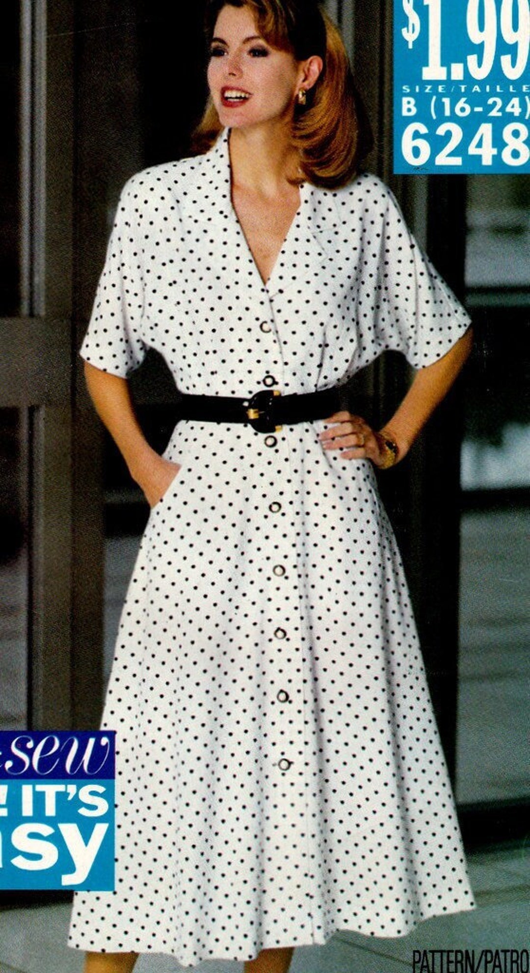 Butterick See & Sew 6248 Sewing Pattern, Misses' Dress, Easy Sewing ...