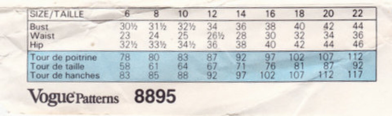 Vogue 8895 Vintage Sewing Pattern Misses' Jacket Skirt & - Etsy