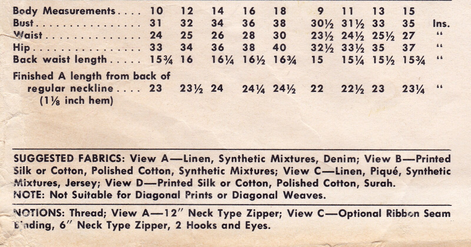 Mccall's 5752 Vintage Sewing Pattern Junior's Set of - Etsy