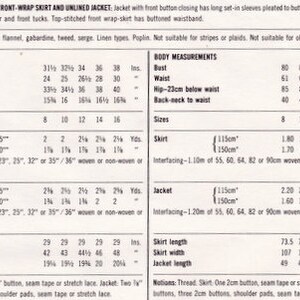 Simplicity 6069 Vintage Sewing Pattern, Misses' Front-wrap Skirt and ...