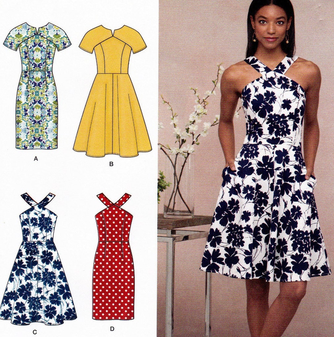 Simplicity 8594 Sewing Pattern, Misses'/miss Petite Dresses With Bodice ...