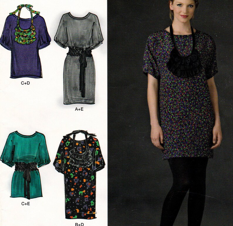 Simplicity 2472 Sewing Pattern, Misses' Dress in Two Lengths or Tunic ...