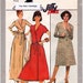 Simplicity 8235 Vintage Sewing Pattern, Misses' Dress for Knits, Jiffy ...