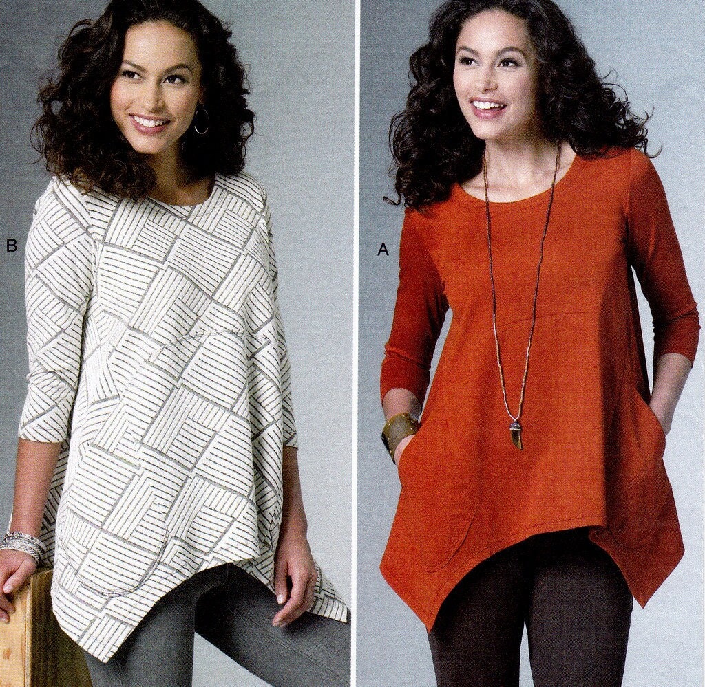 Butterick B6492 Sewing Pattern Misses' Tunics - Etsy