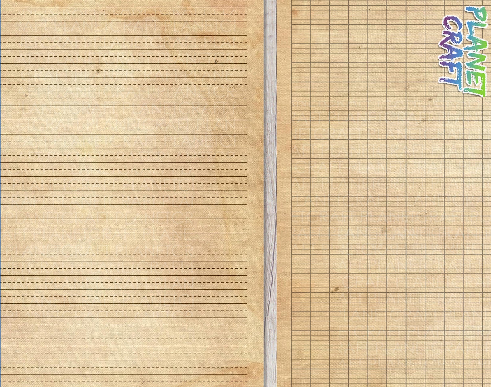 Vintage School Paper, Lined Paper, Digital Paper, Scrapbook Paper, Old ...