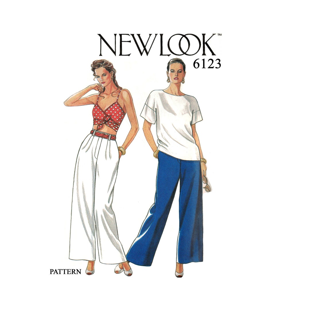 New Look 6125 Sizes 8 to 18 T-shirt for Knits and Unstable Fabrics ...