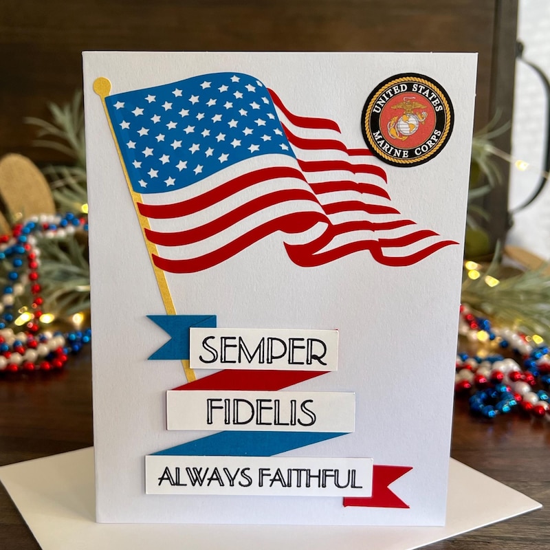 Us Marine Retirement Card - Etsy
