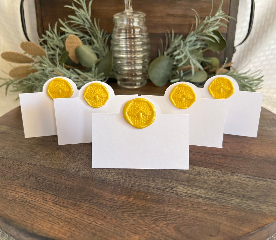 Place Card for Tea Party, Bridal Shower, Baby Shower, Bumblebee Name ...