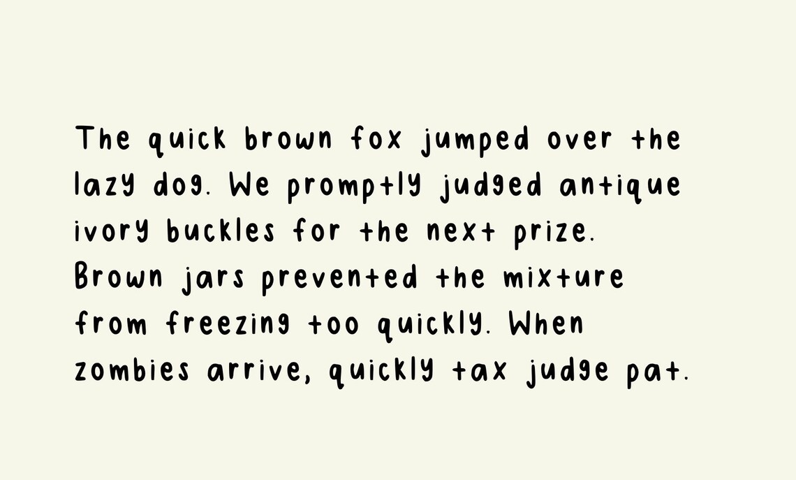 Cute Handwriting Font for Digital Planning / Note-taking Goodnotes ...