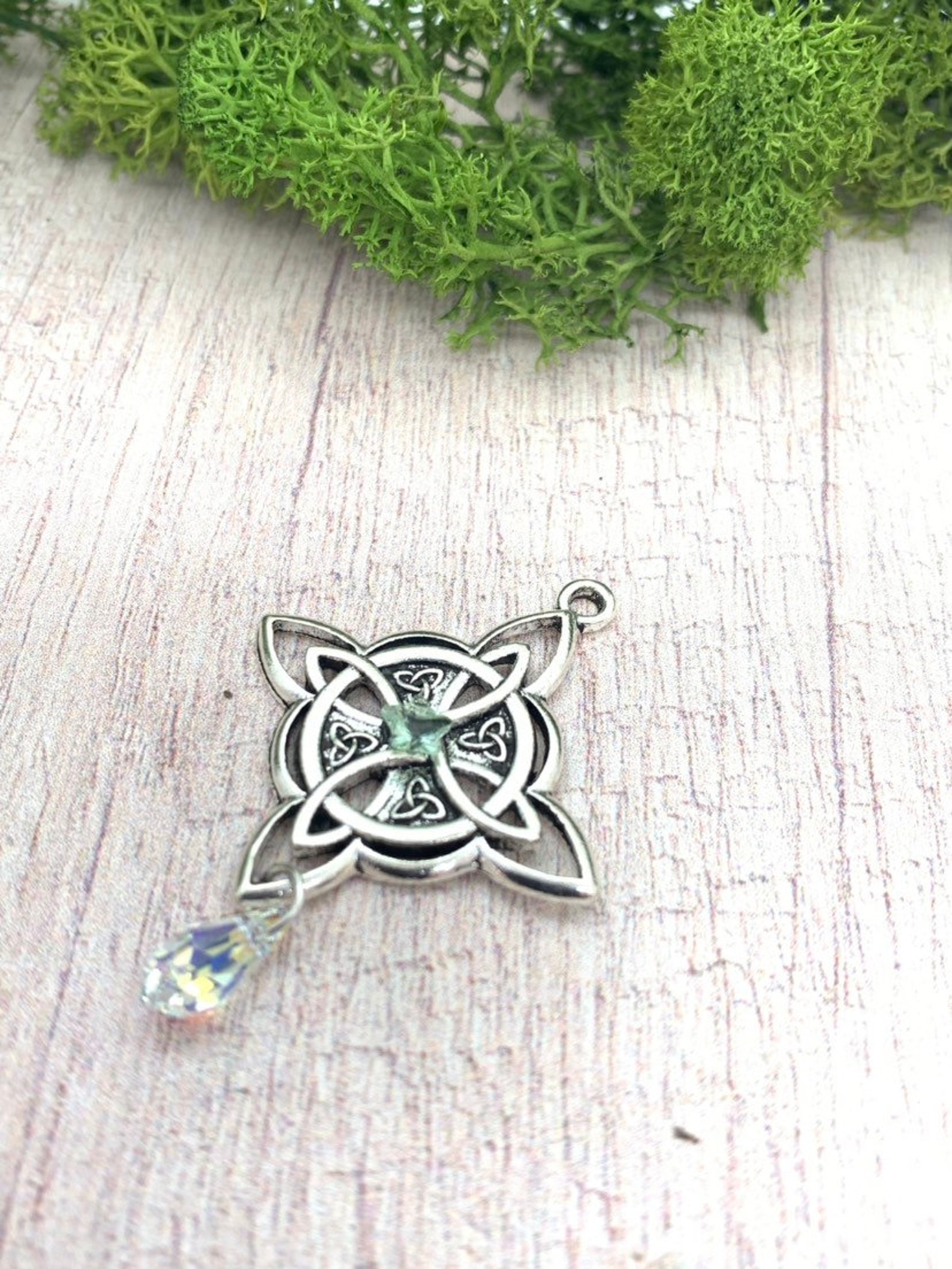 Celtic Knot Witch jewelry Wiccan necklace Wicca necklace Pagan | Etsy