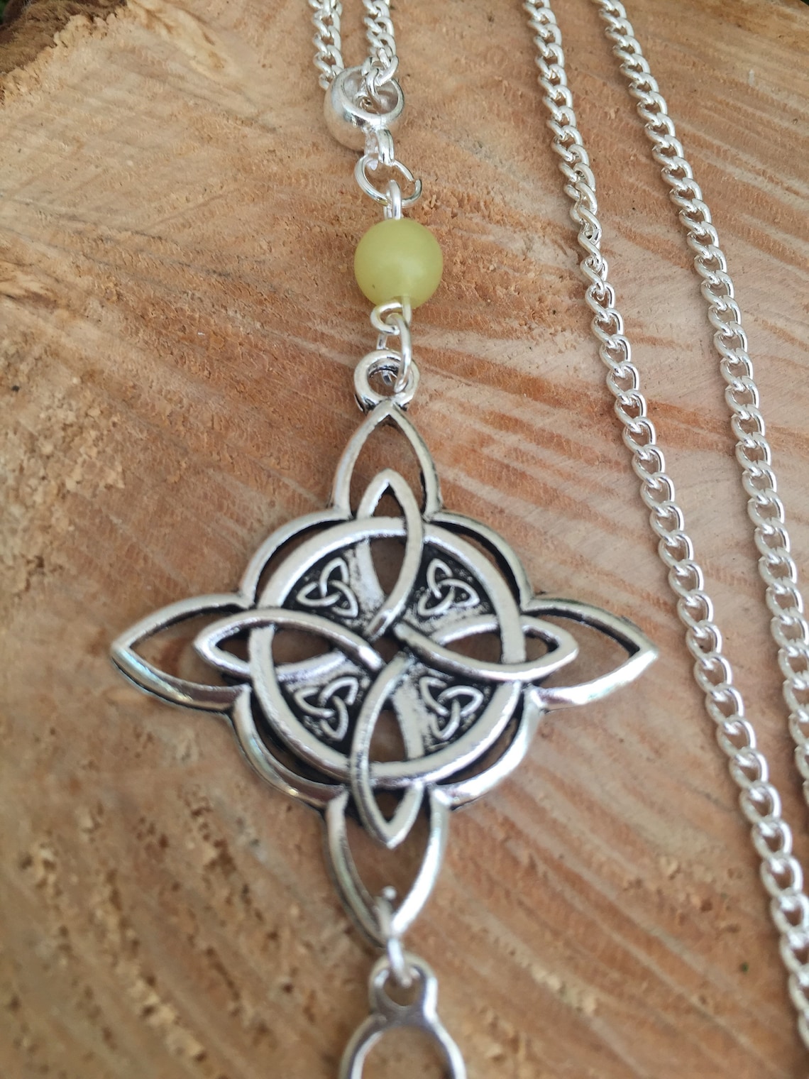 Celtic Knot Witch Jewelry Wiccan Necklace Wicca Necklace Pagan - Etsy