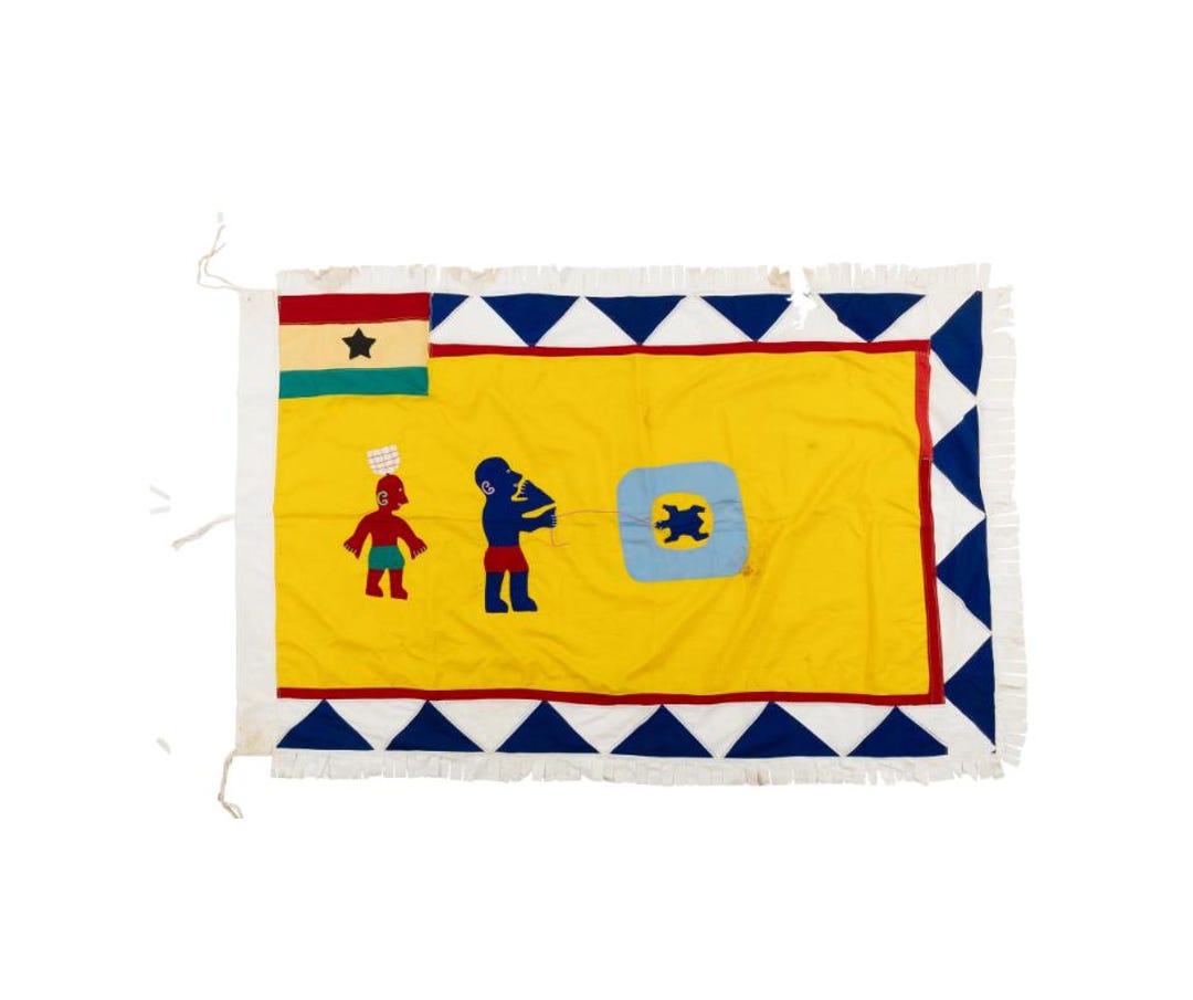 Vintage Asafo Flag - Small Pond - Etsy