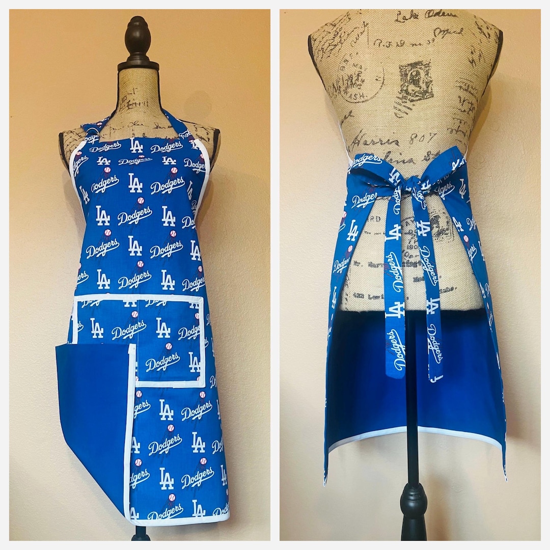 LA Dodger Apron | Embroidered Custom Baseball Apron | Personalized MLB ...