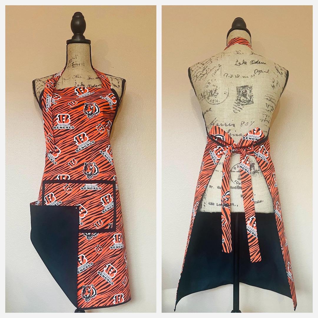Cincinnati Bengals Apron | Embroidered Custom Football Apron ...