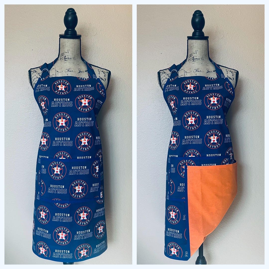 Houston Astros Apron | Embroidered Custom Baseball Apron | Personalized ...
