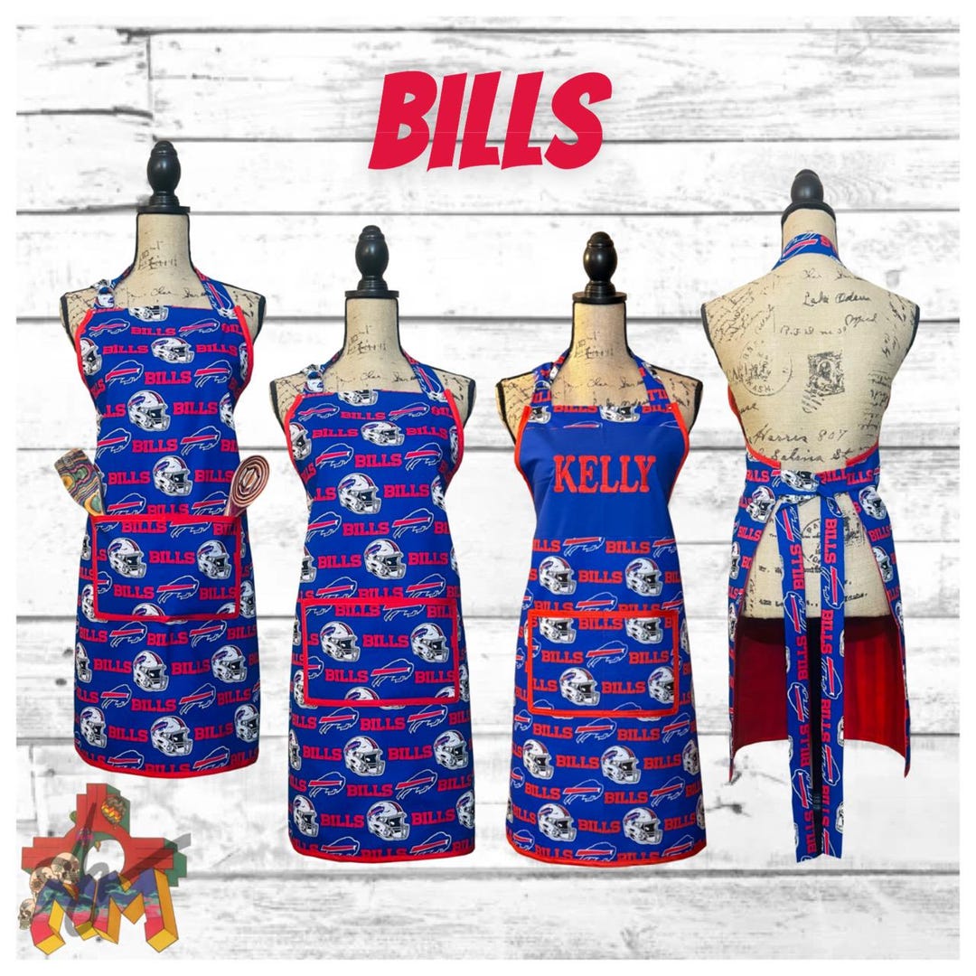 Bills Apron | Embroidered Personalized Gift | Father's Day or Mother's ...