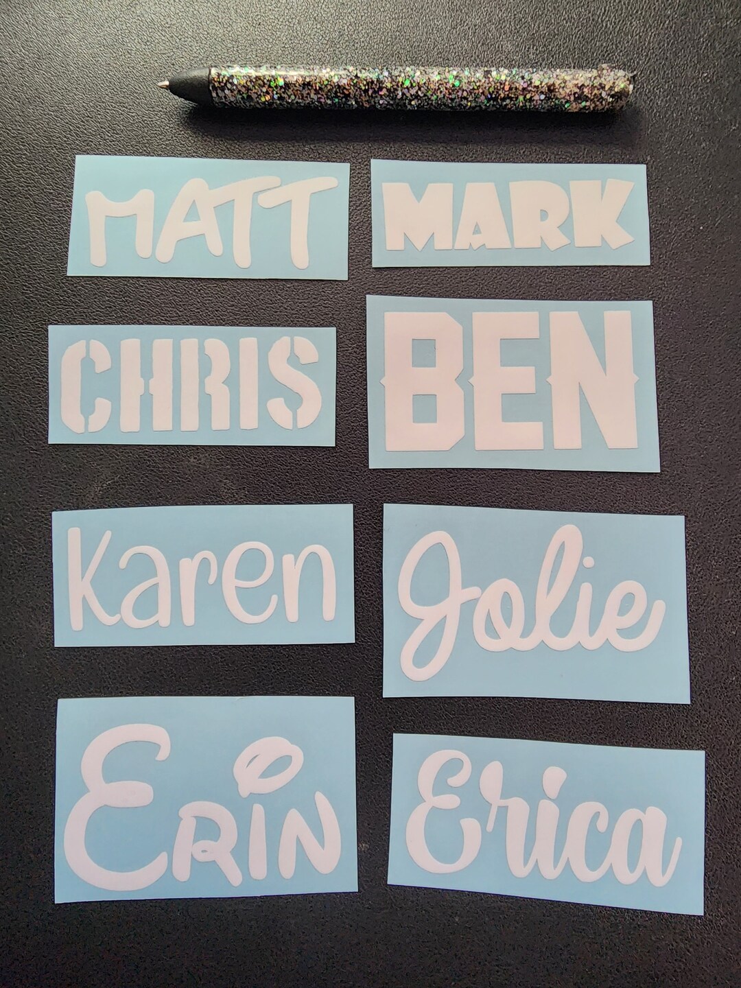 Custom Name Decal for Water Bottles School Supplies Stickers Decal for ...