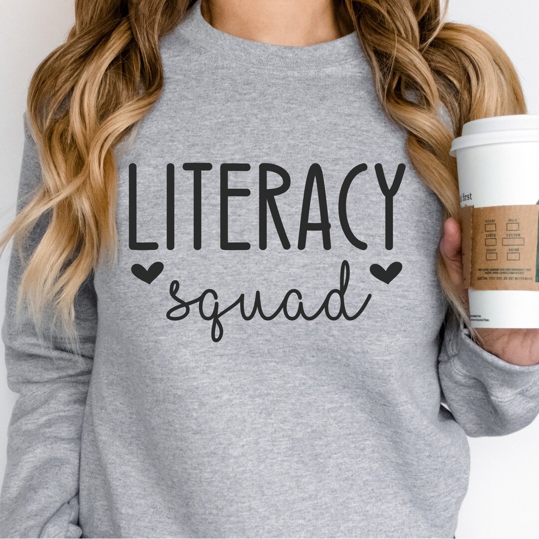Literacy Squad Shirt, Literacy Coach, Literacy Leader, Library ...