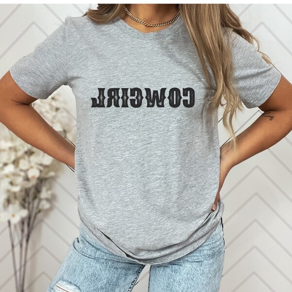 Cropped Reverse Cowgirl Shirt Etsy
