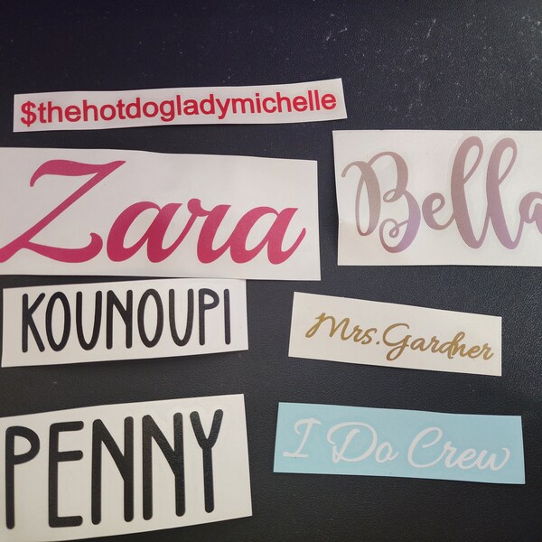 Vinyl Lettering - Etsy