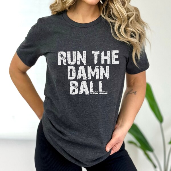 Run the Damn Ball - Etsy