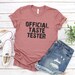 Official Taste Tester Unisex Tee Shirt - Etsy