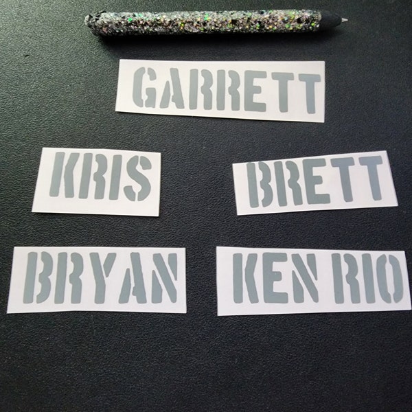 Custom Name Decal - Etsy