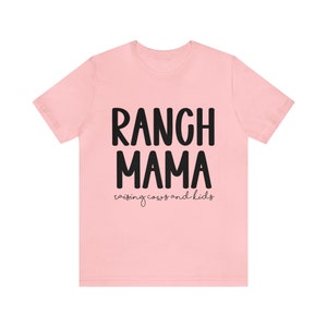 Ranch Mama Shirt: Raising Cows and Kids Graphic Tee - Etsy