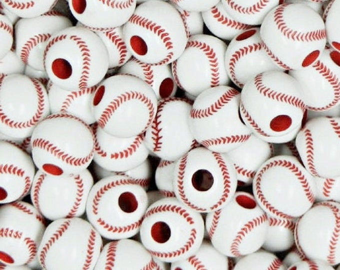 Baseball Beads Sports Beads Team Sports Sports Ball - Etsy