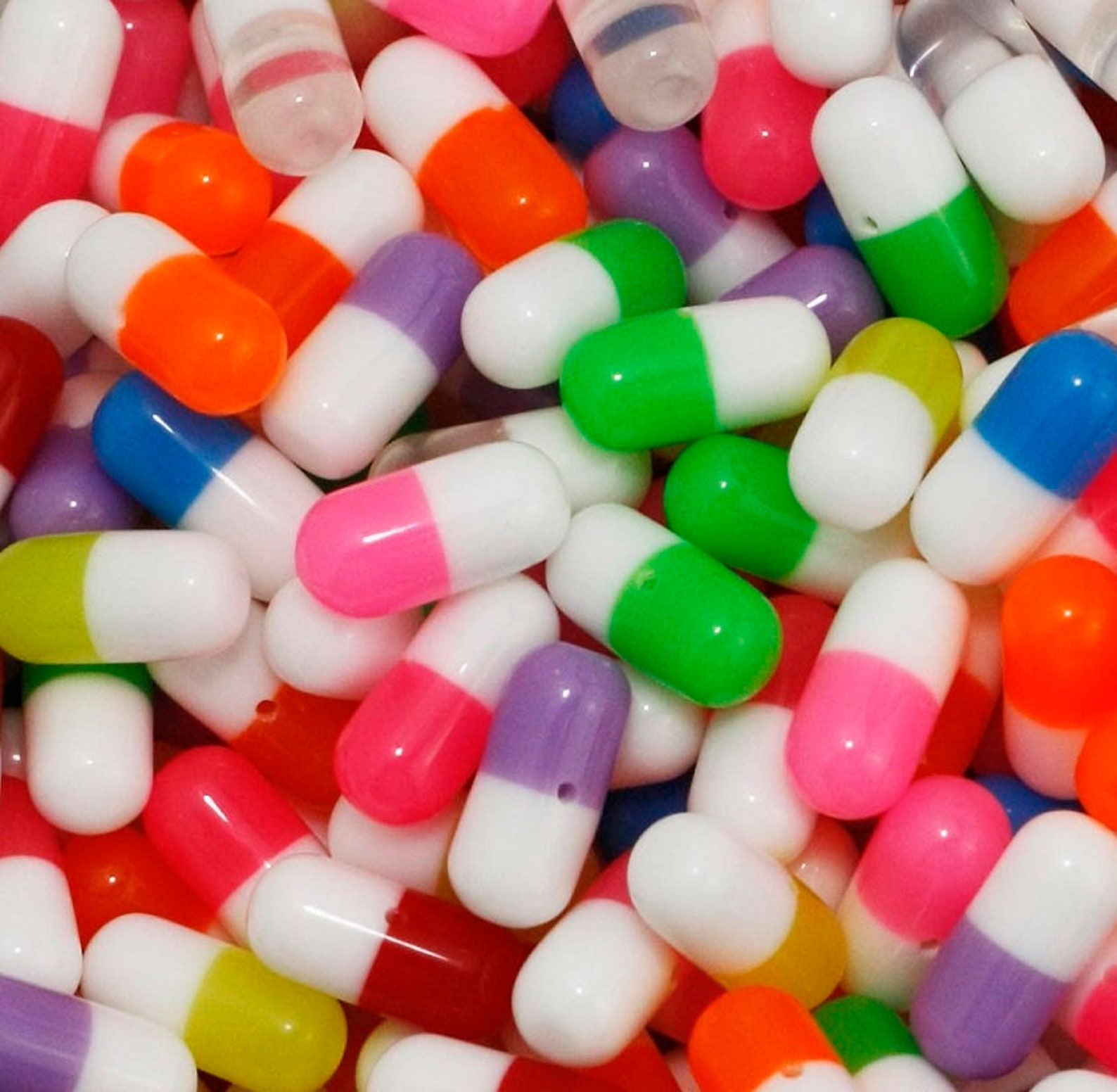 Fake Pill Cabochons Craft Supplies Pill Miniatures DIY - Etsy