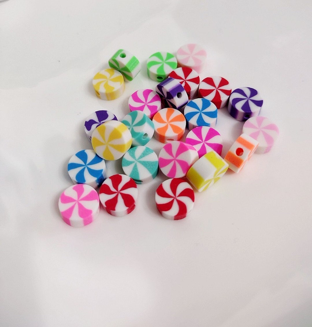 Peppermint Candies, Fake Food, Polymer Clay, Christmas Candy - Etsy