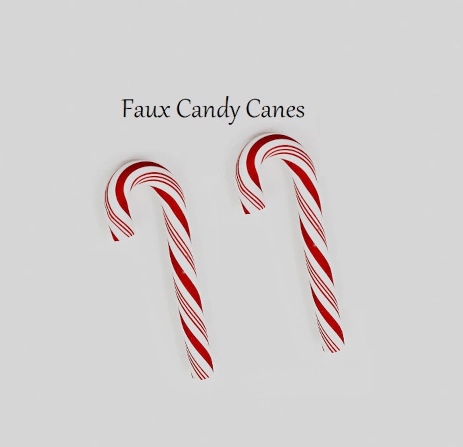 Fake Candy Canes 47mm Faux Christmas Candy Canes Fake Candy | Etsy