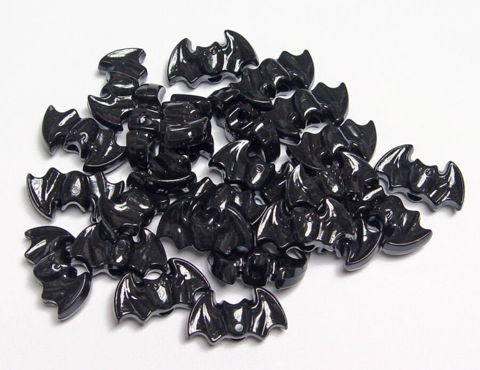 Bats, Bat Shaped Pony Beads, Halloween, Black, Black Bat, Kid Crafts ...