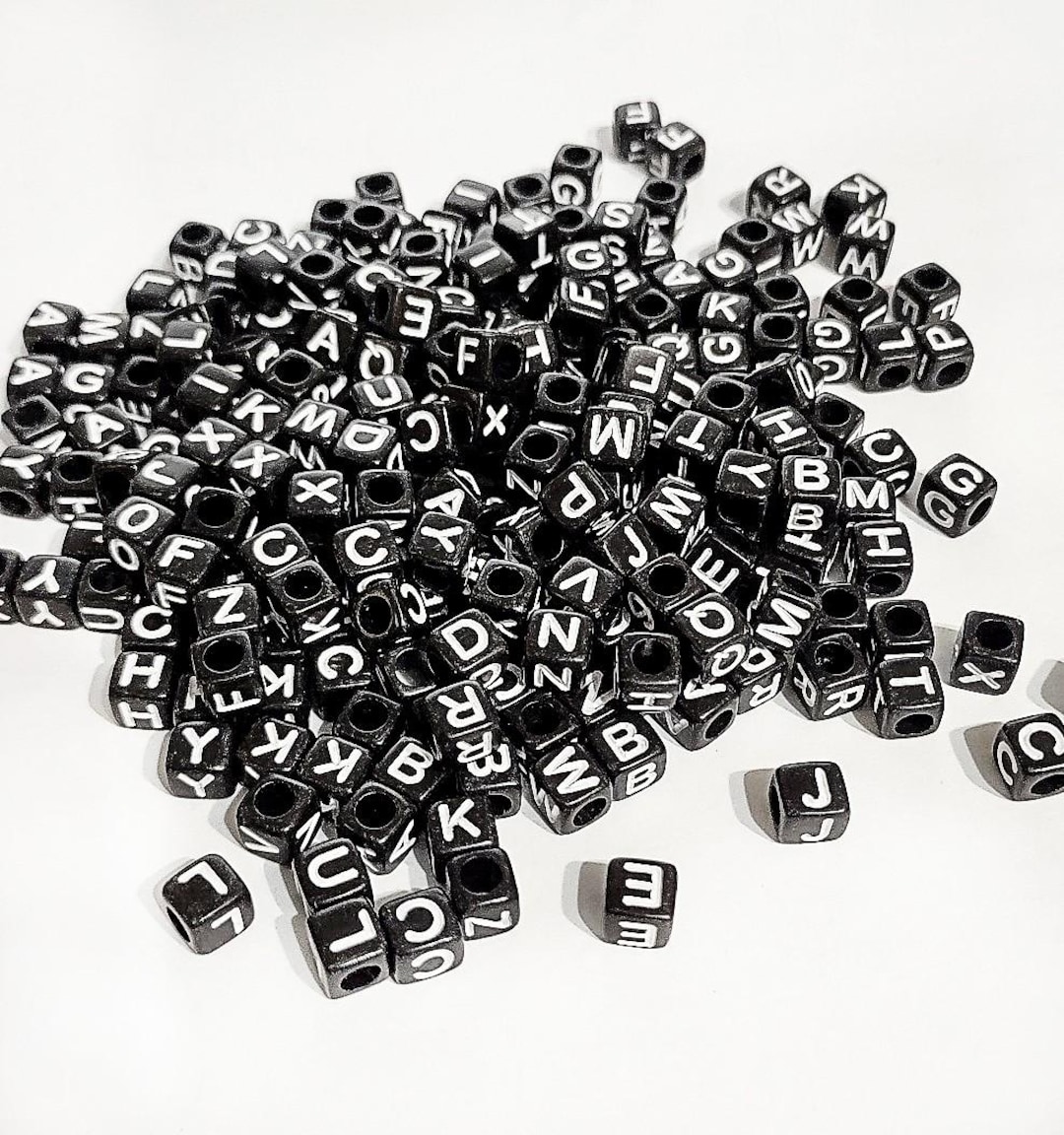 CUBE Letter Beads, Letter Beads, Alphabet Beads, Beads, Kid Crafts ...