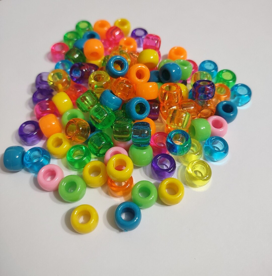 Party Mix Pony Beads, Beads, Hair Beads, Gift For - Etsy
