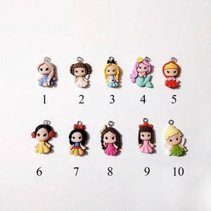 Princess CHARMS, Princesses, Disney Inspired, Cabochons - Etsy