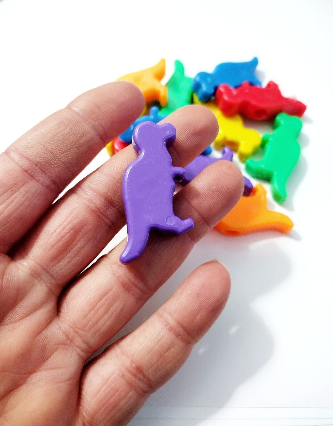 T-REX Dinosaur Beads, Large Beads, Animal Beads - Etsy