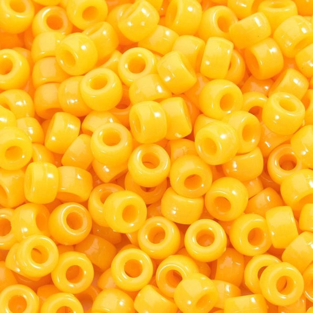 Yellow Pony Beads, Barrel Beads, Pony Beads, Beads, Kid Crafts, Yellow ...