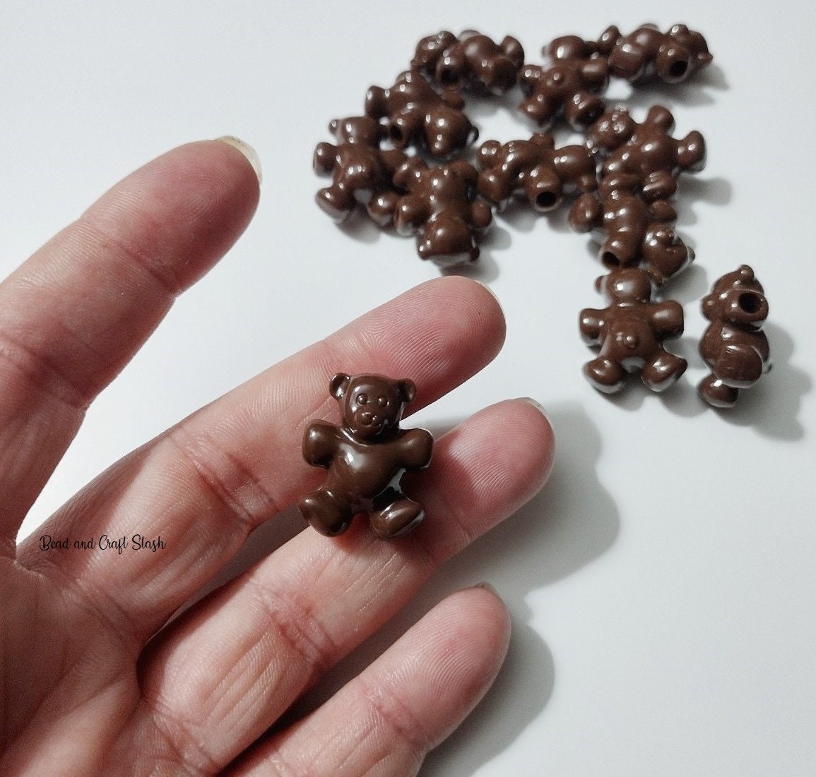 Teddy Bead Beads Brown Bear Beads Teddy Bear Bead Gift - Etsy.de