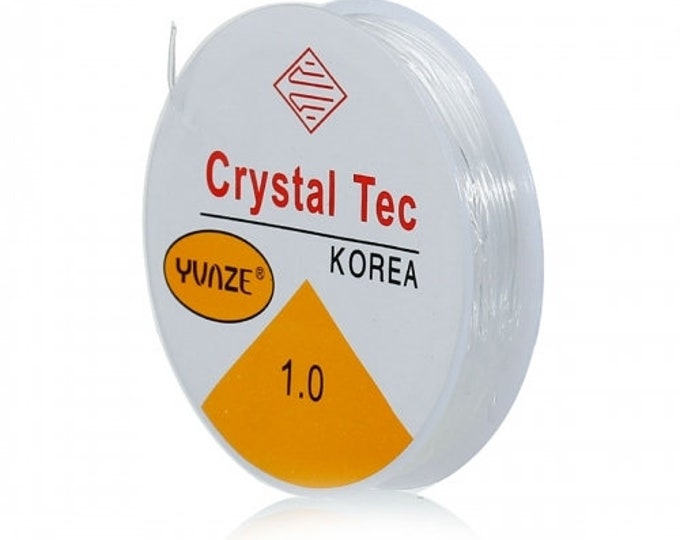 1mm CLEAR Elastic Bead Cord, Stretch Cord - Etsy