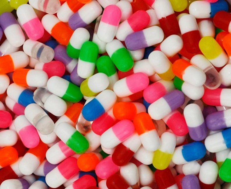 Fake Pill Cabochons Craft Supplies Pill Miniatures DIY - Etsy