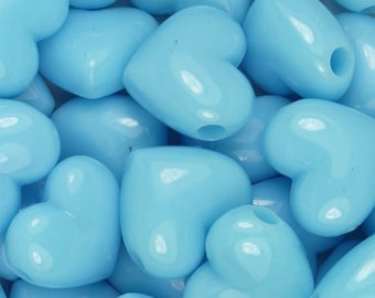 Baby Blue Hearts | Etsy